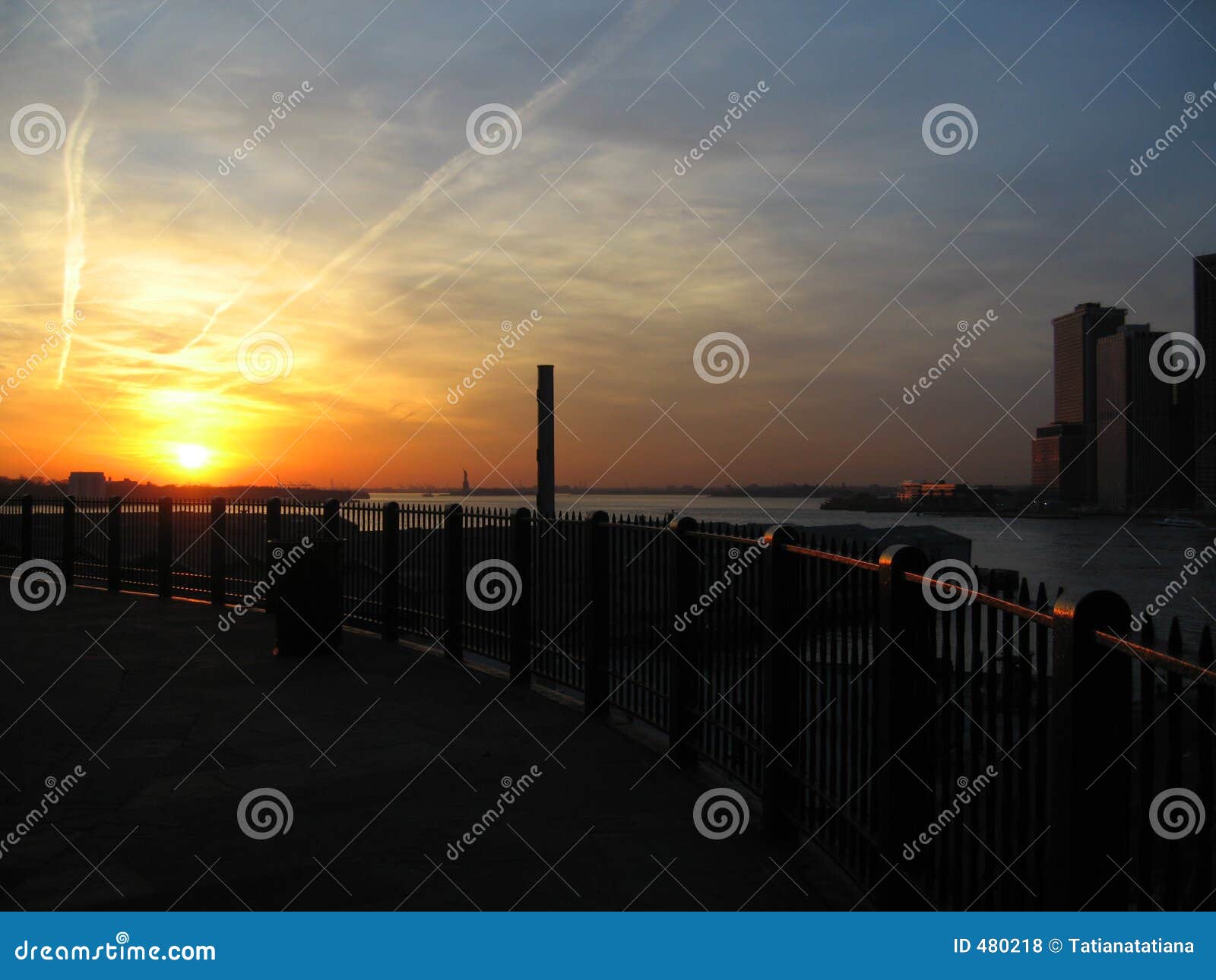 East River sunset New York stock photo. Image of water - 480218
