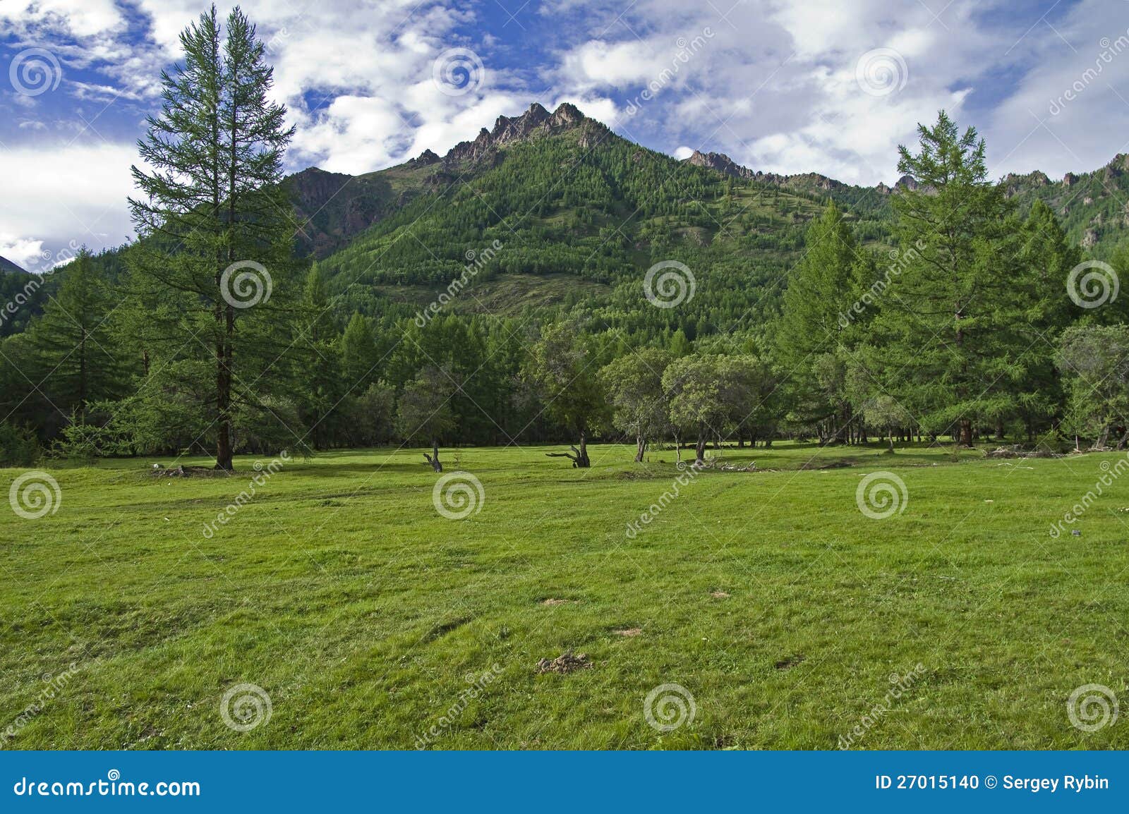 East Sayan mountains. stock photo. Image of russia, cloud - 27015140