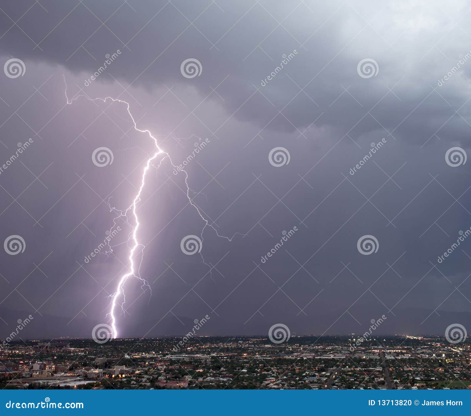 East Side Lightning stock photo. Image of weather, power - 13713820