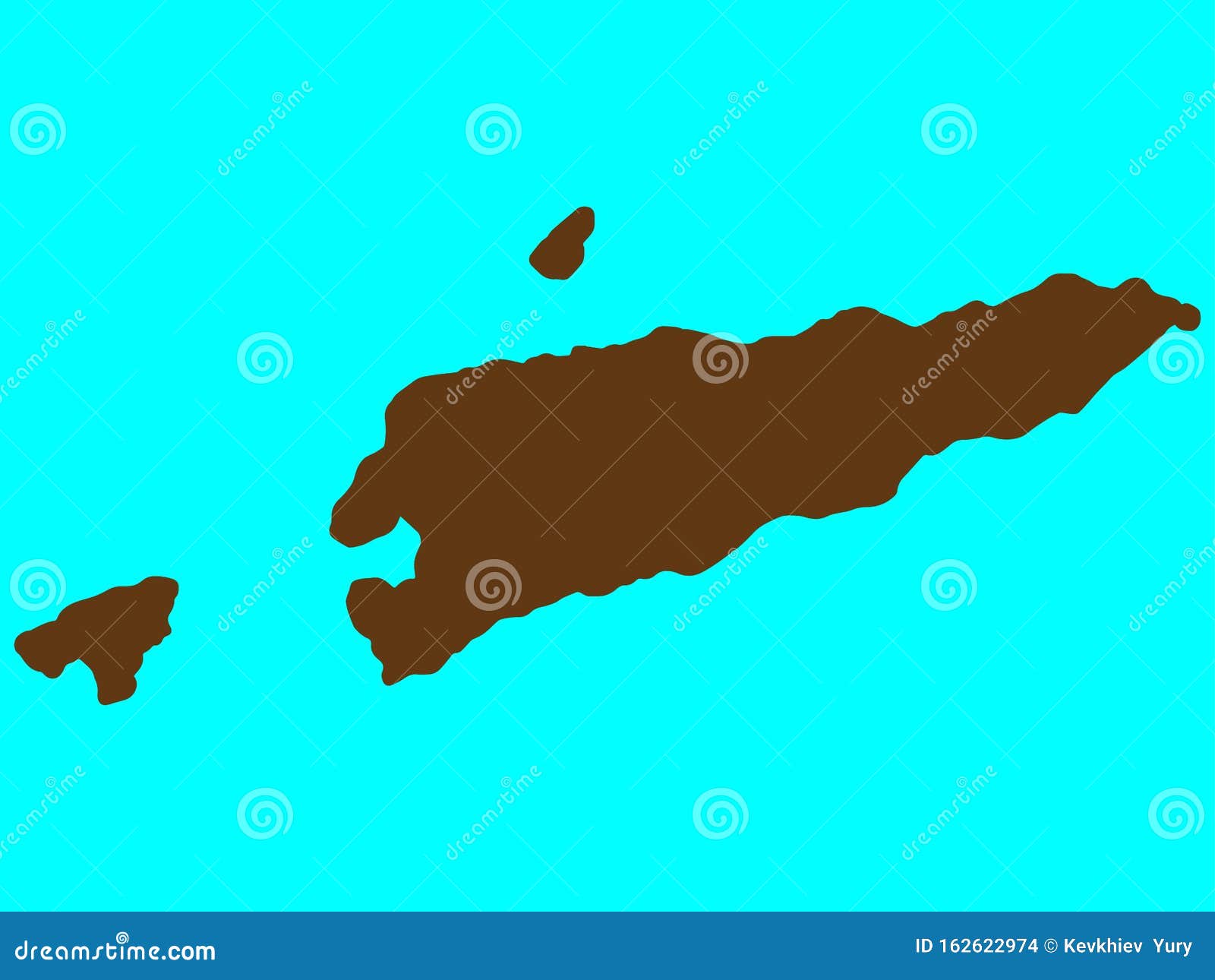 East Timor Map Vector Illustration Eps 10 Stock Vector - Illustration ...