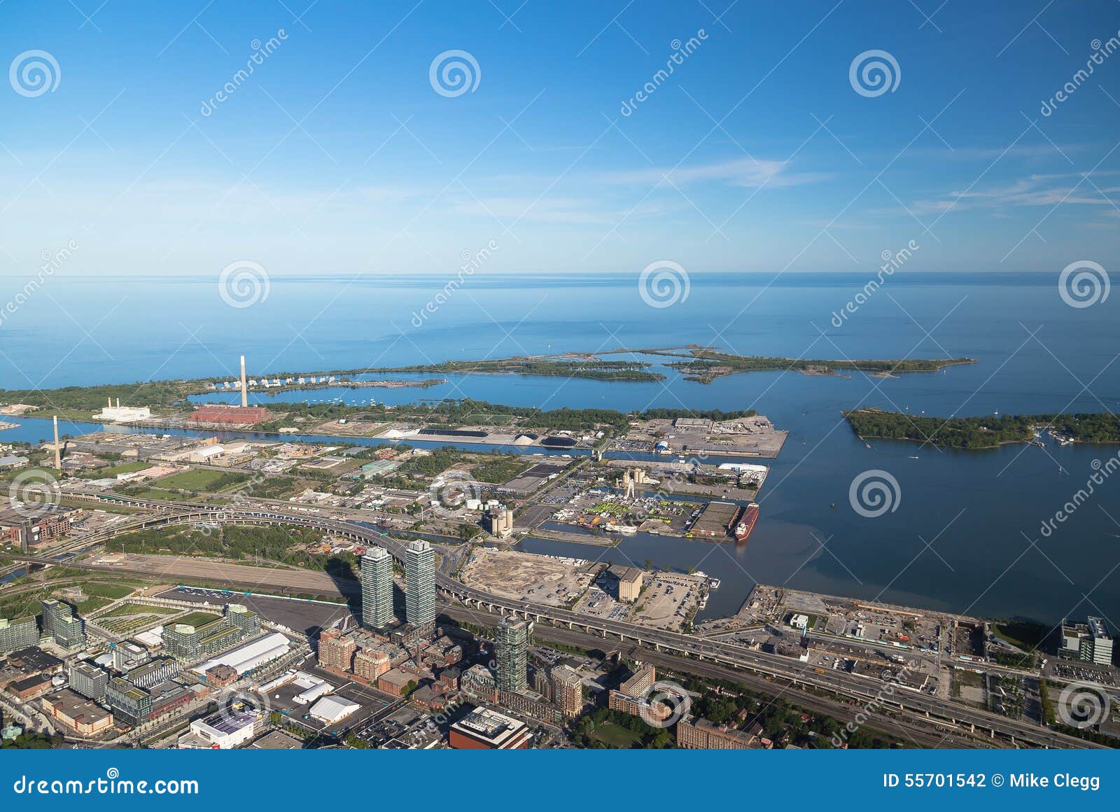 East Toronto from the Air editorial photography. Image of copyspace ...