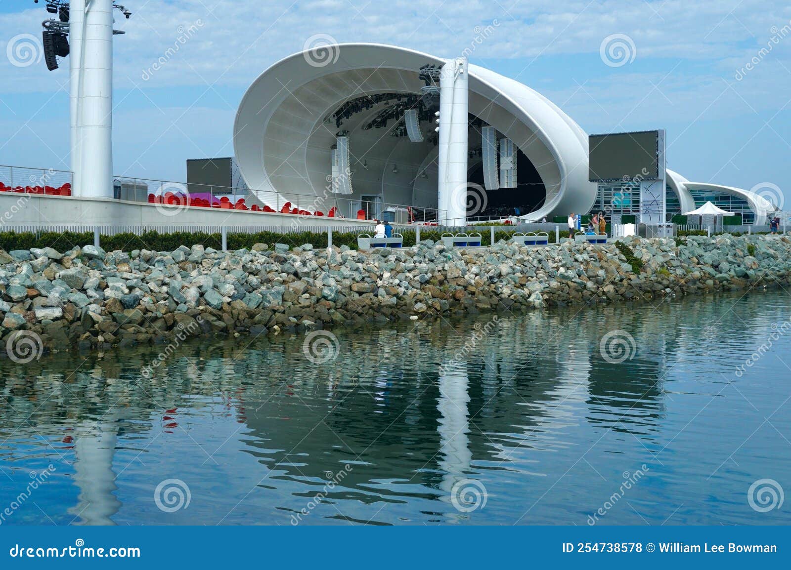 East View of the Rady Shell Editorial Stock Photo - Image of california ...