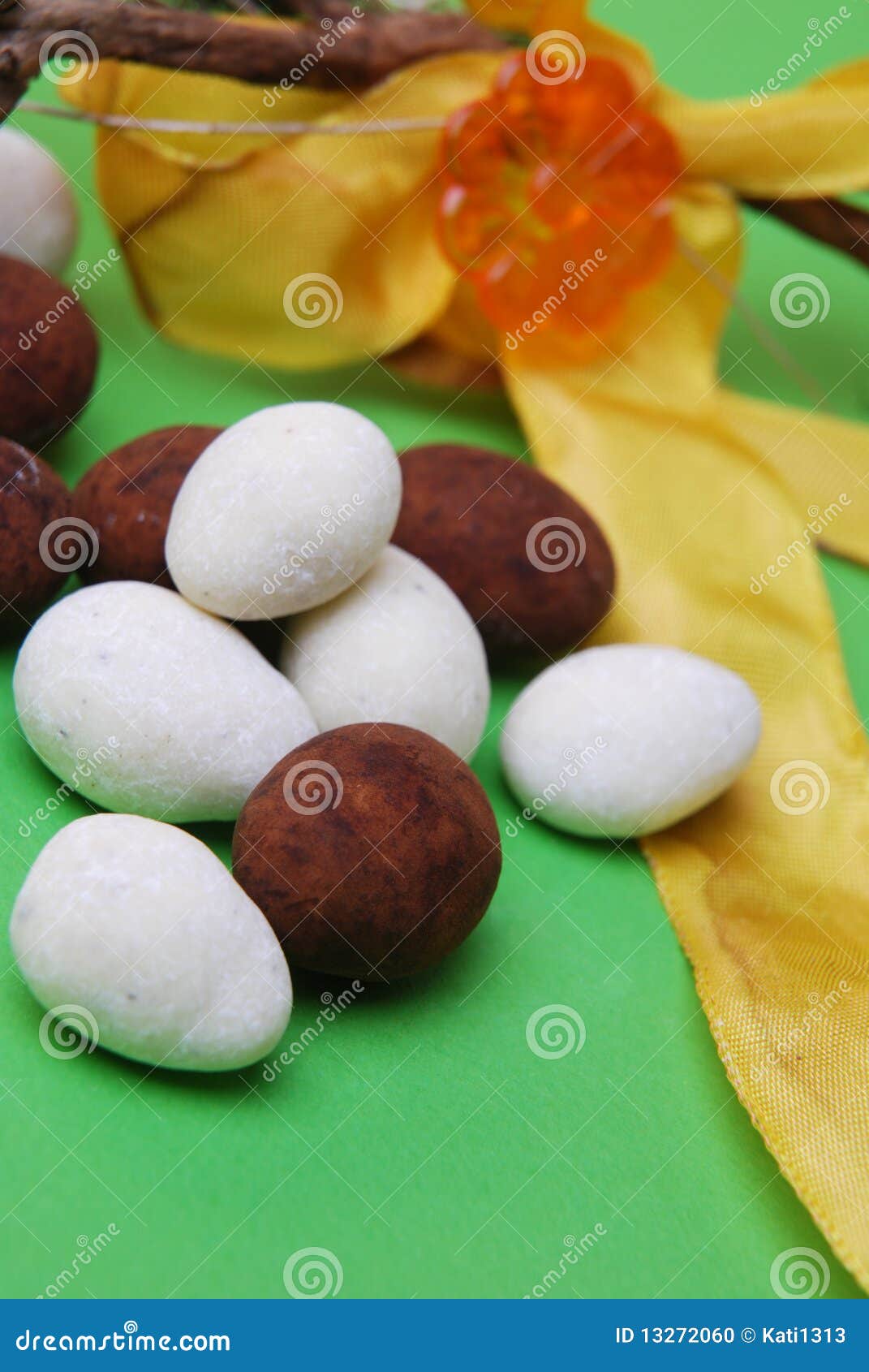 Easter almonds stock photo. Image of sweets, green, candy - 13272060