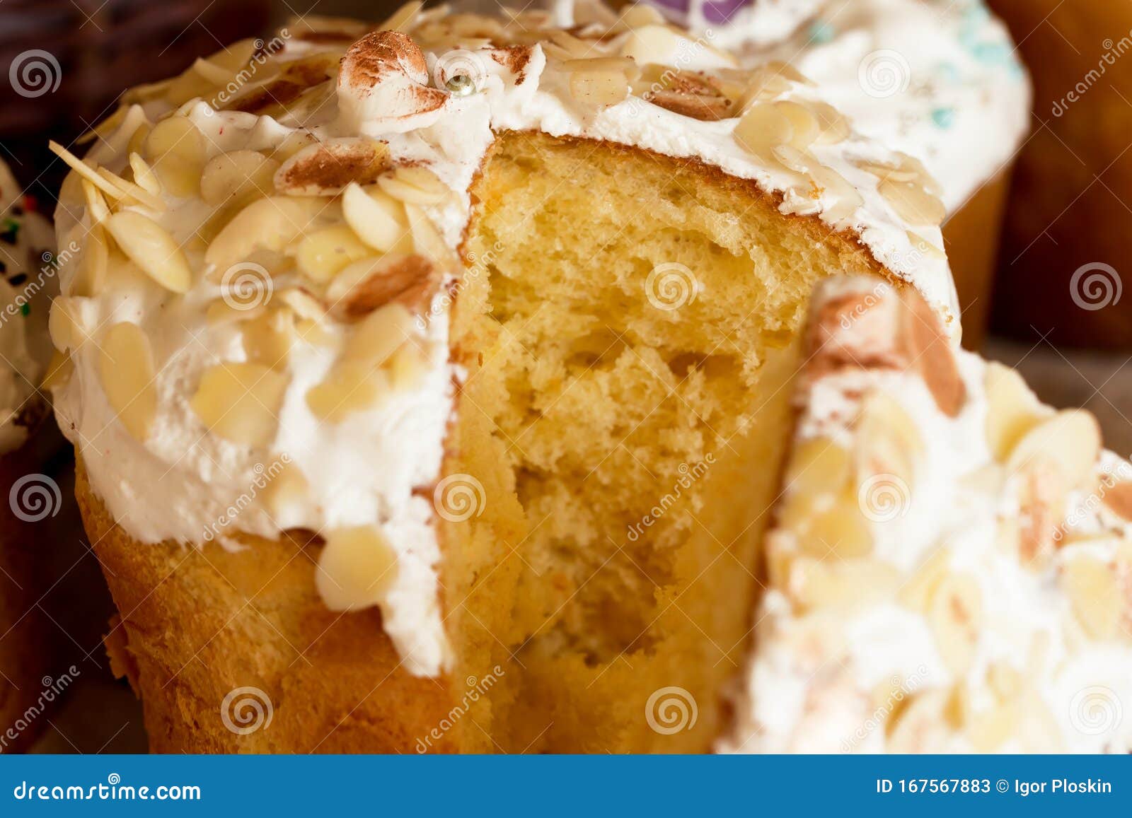 Easter easter with almonds stock image. Image of celebrate - 167567883