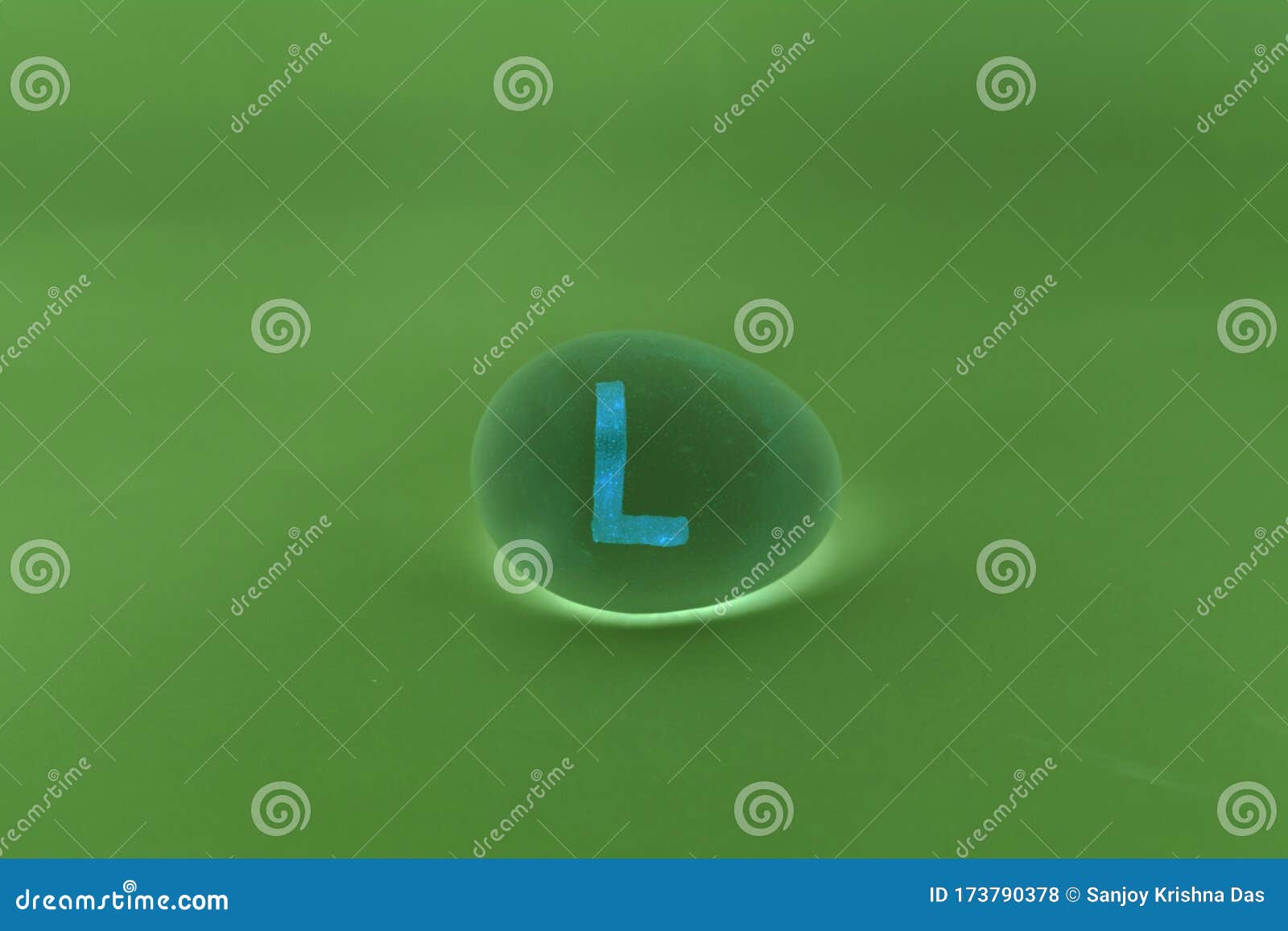 Easter Alphabet on Egg. Easter Egg Letter L Background Stock Photo ...