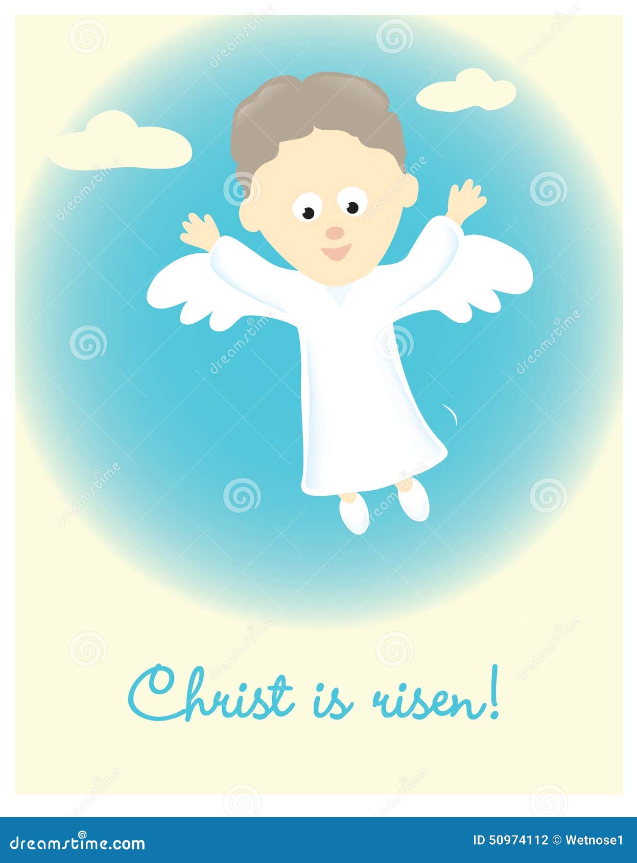 Easter Angel stock vector. Illustration of drawing, salvation - 50974112