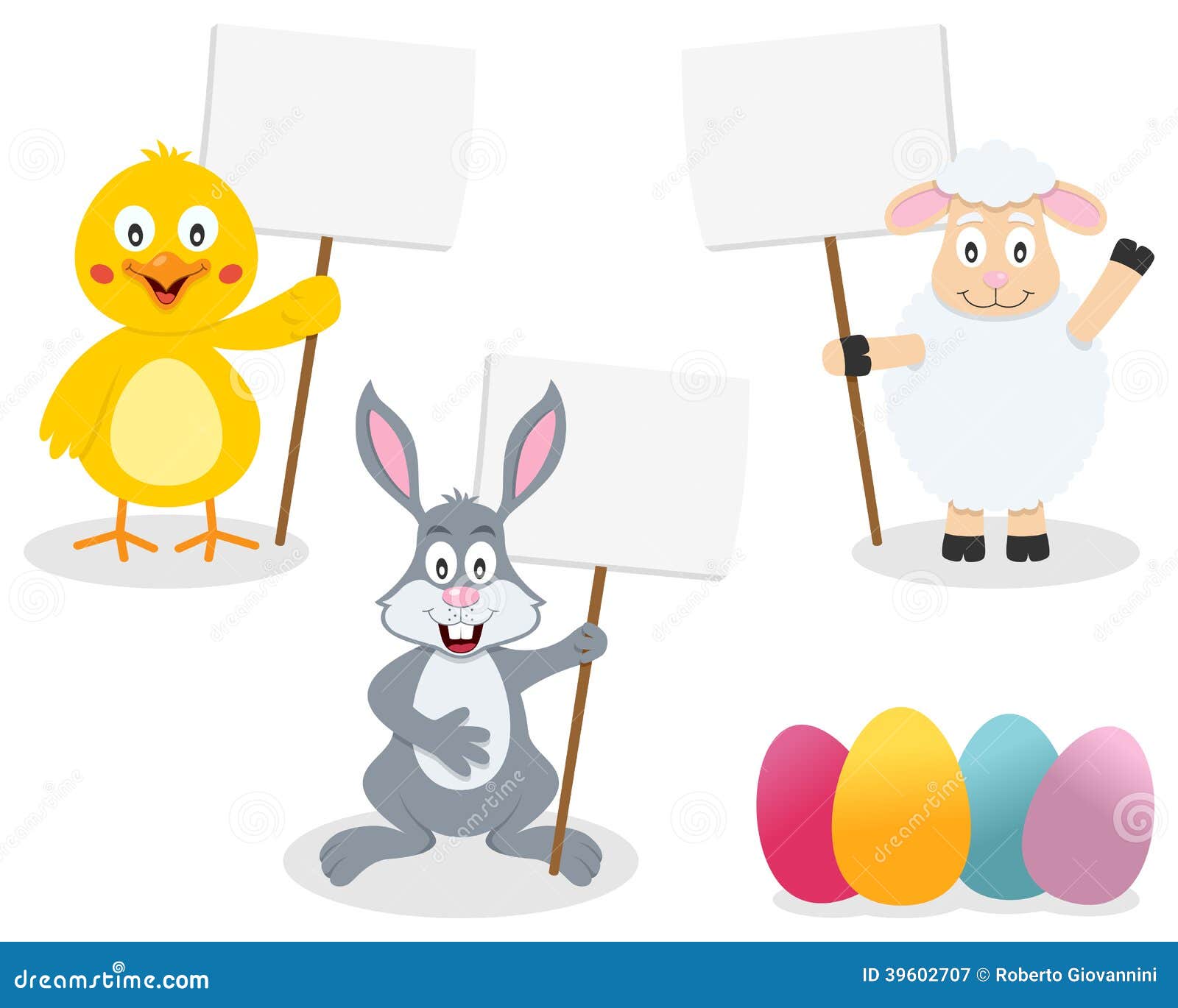 Animals Holding Sign Stock Illustrations – 1,485 Animals Holding Sign ...