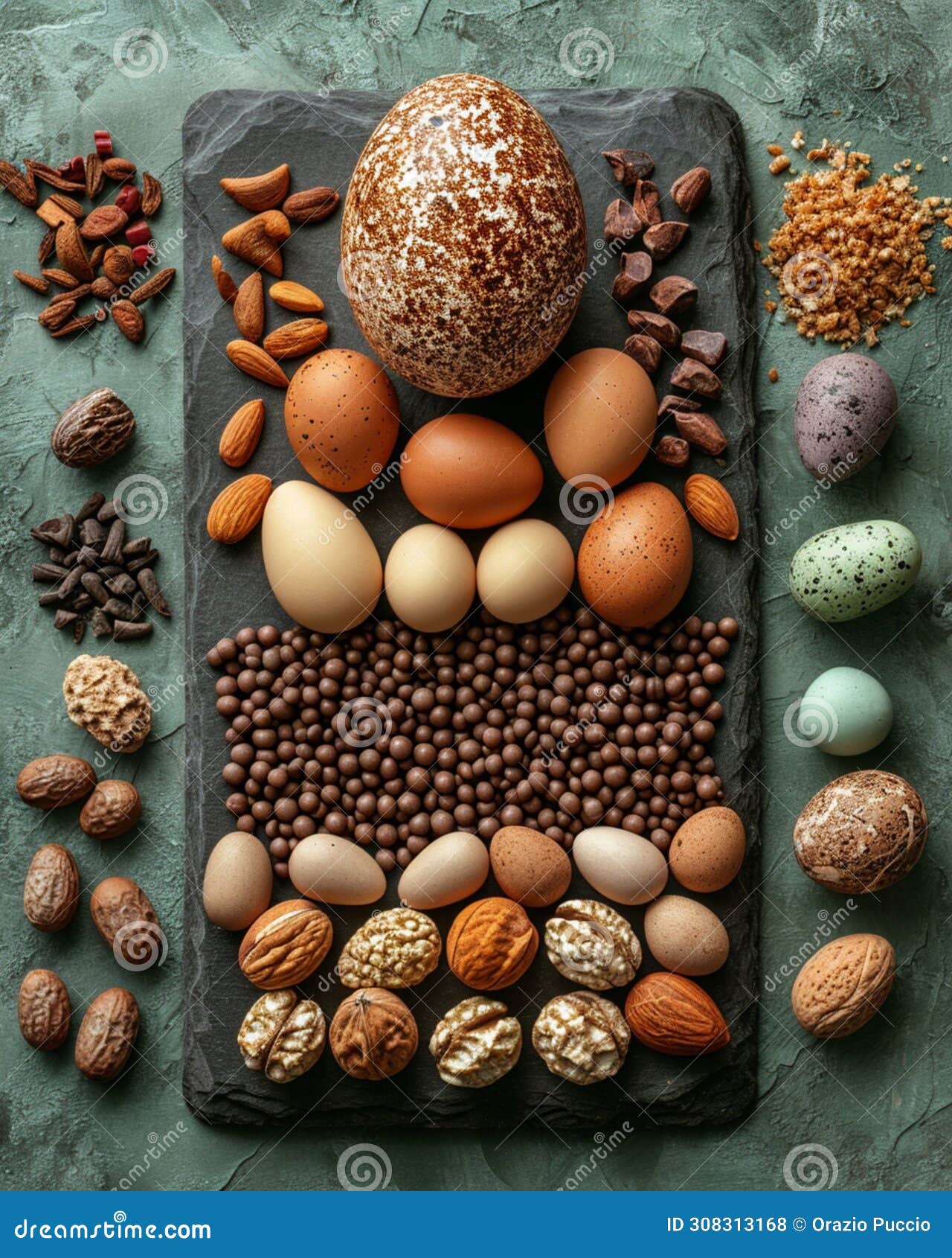 Easter Art: Masterfully Composed Egg, Well-Organized Elements and ...