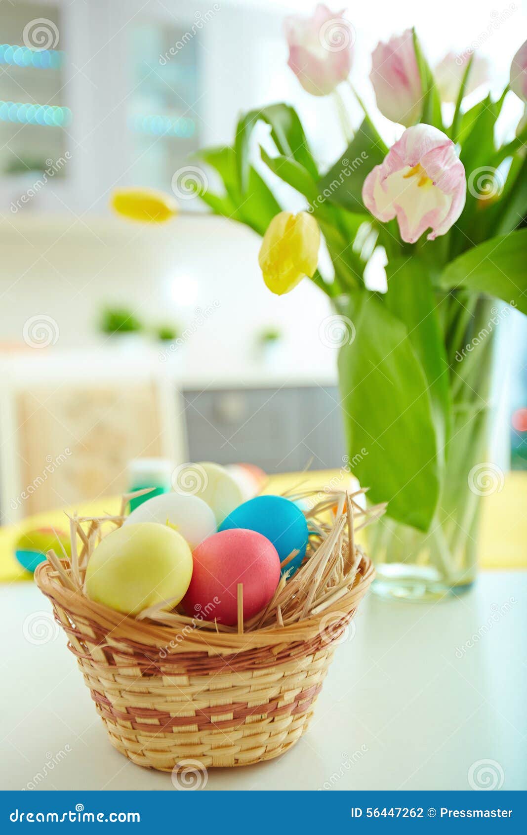 Easter atmosphere stock photo. Image of craft, bouquet - 56447262