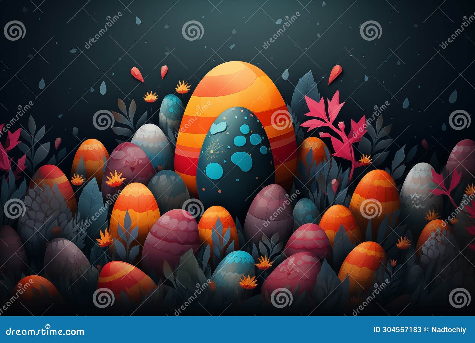 Easter Background, Graphic Design Technique for Logos Stock Image - Image of background ...