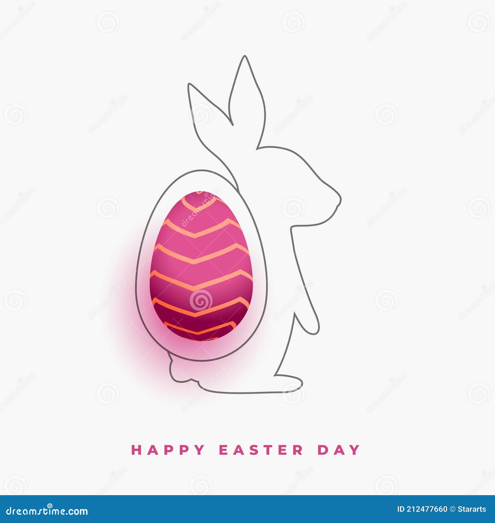 The Style Of Rabbit Pnting Is Pablo Picasso. Royalty-Free Stock ...