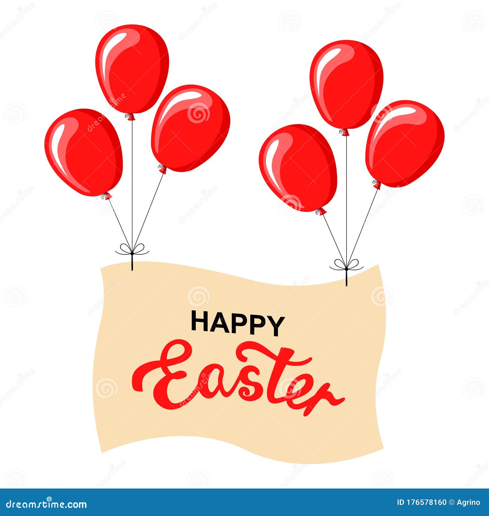 Easter Balloon Stock Photo | CartoonDealer.com #65095722