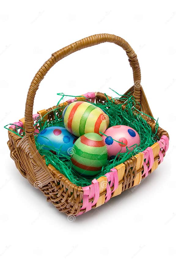 Easter Basket stock photo. Image of gift, colorful, festival - 2050854