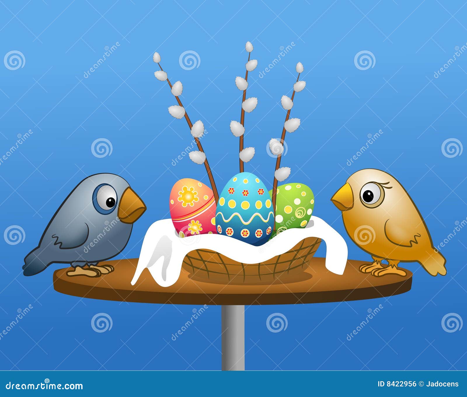 Easter And Birds Picture. Image: 8422956