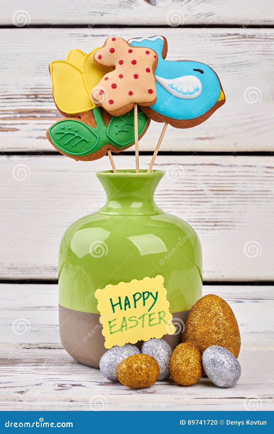 Easter Biscuits and Crafts. Stock Photo - Image of handmade, bird: 89741720