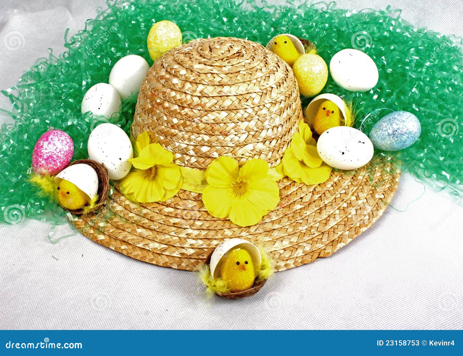 Easter Bonnet stock image. Image of green, yellow, bonnet - 23158753