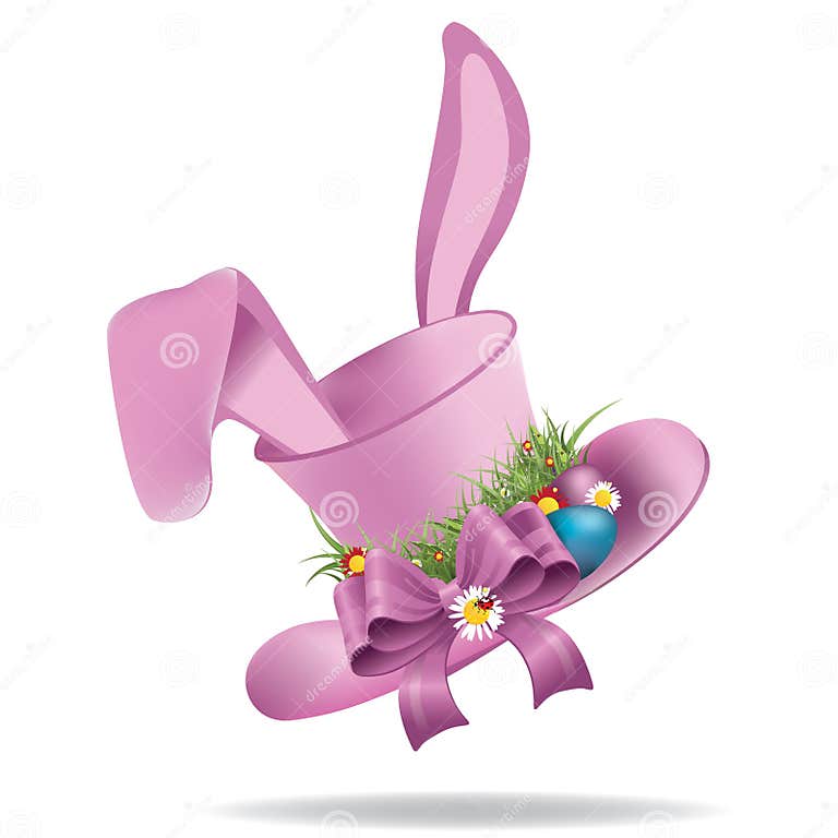 Easter bonnet stock vector. Illustration of fashion, summer - 39332746