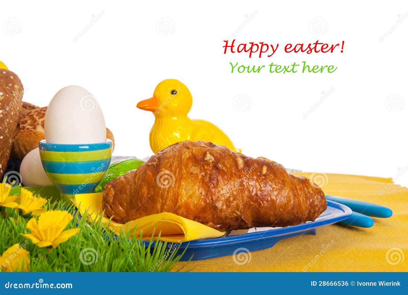Easter breakfast stock photo. Image of rolls, duck, spring - 28666536