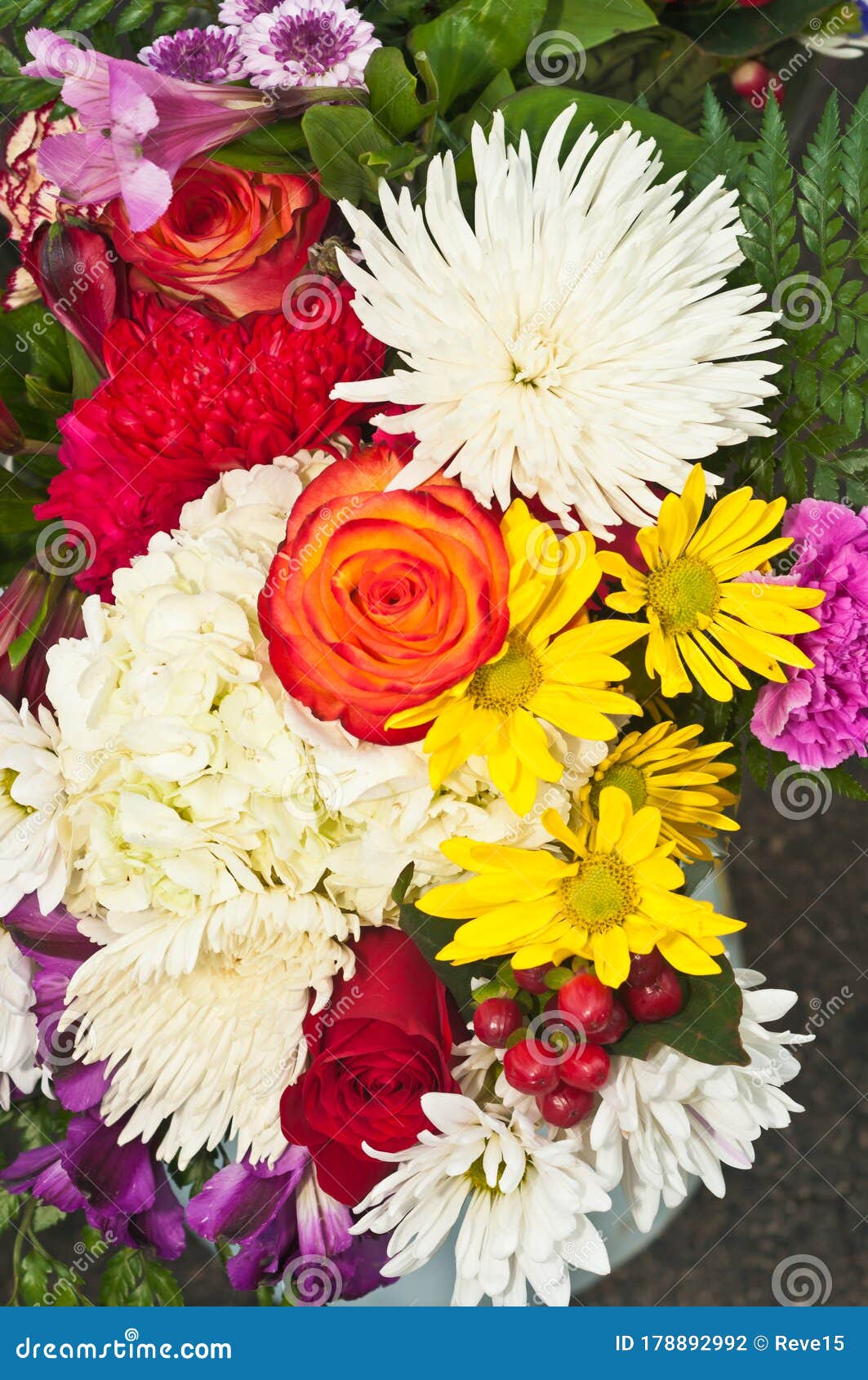 Easter Bundle of Colorful, Veriety of Flowers Stock Photo - Image of ...