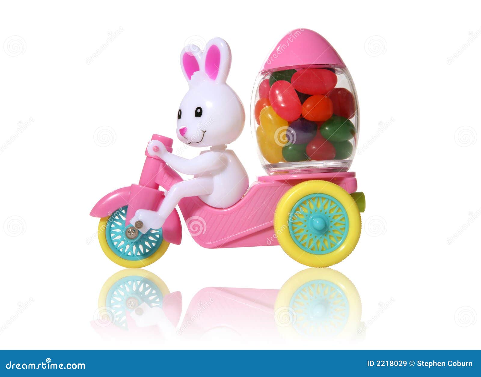 Easter Bunny stock image. Image of season, cart, ride - 2218029