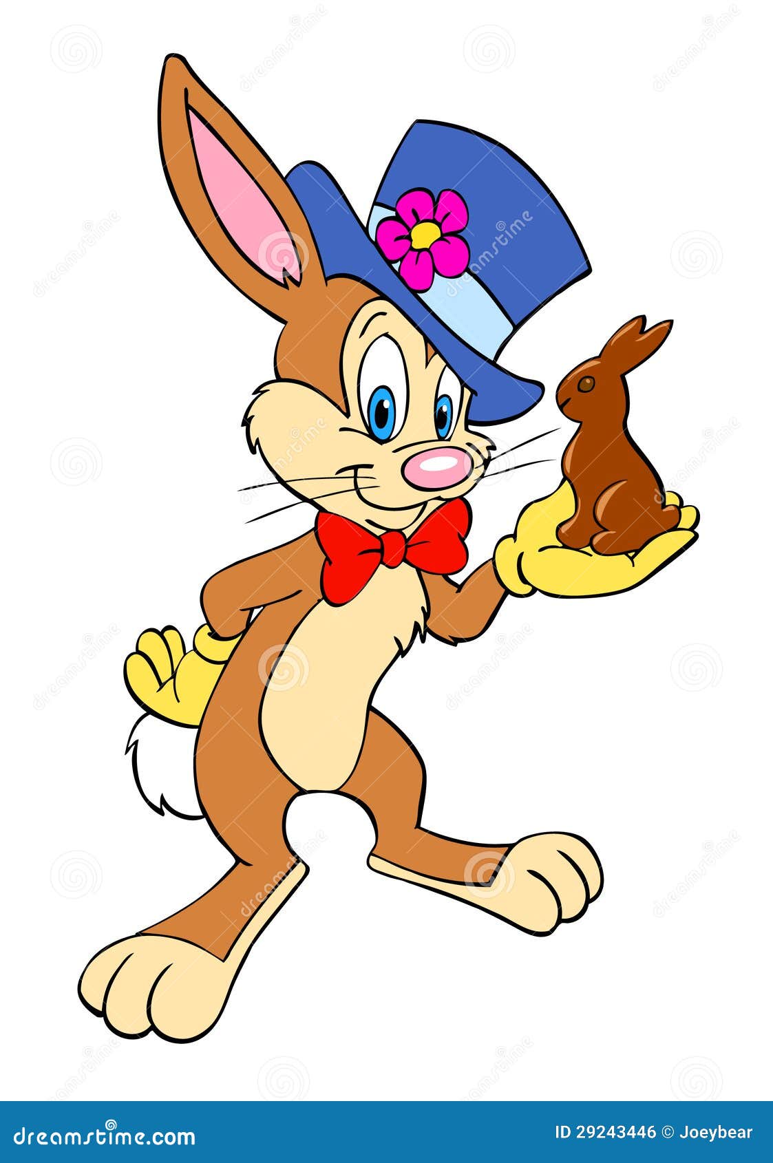 Easter Bunny Chocolate Treat Stock Vector - Illustration of cotton ...