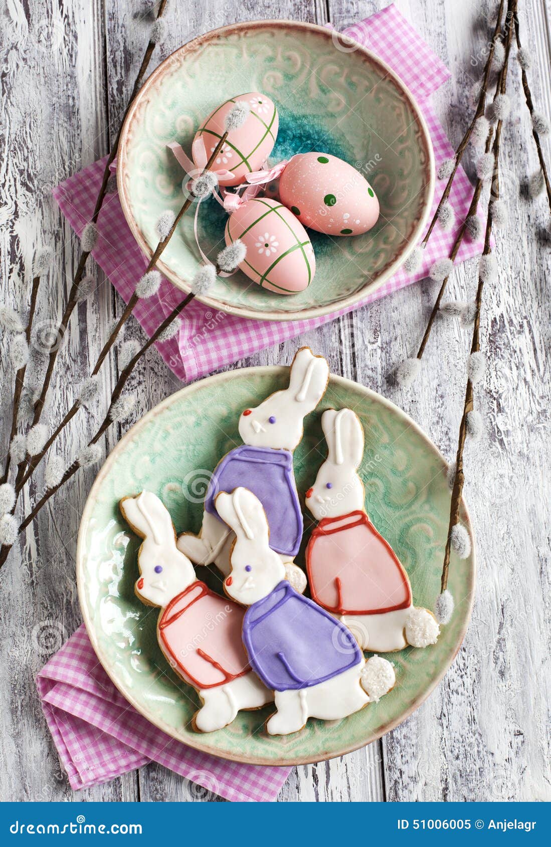 Easter bunny cookies stock image. Image of decor, dessert - 51006005