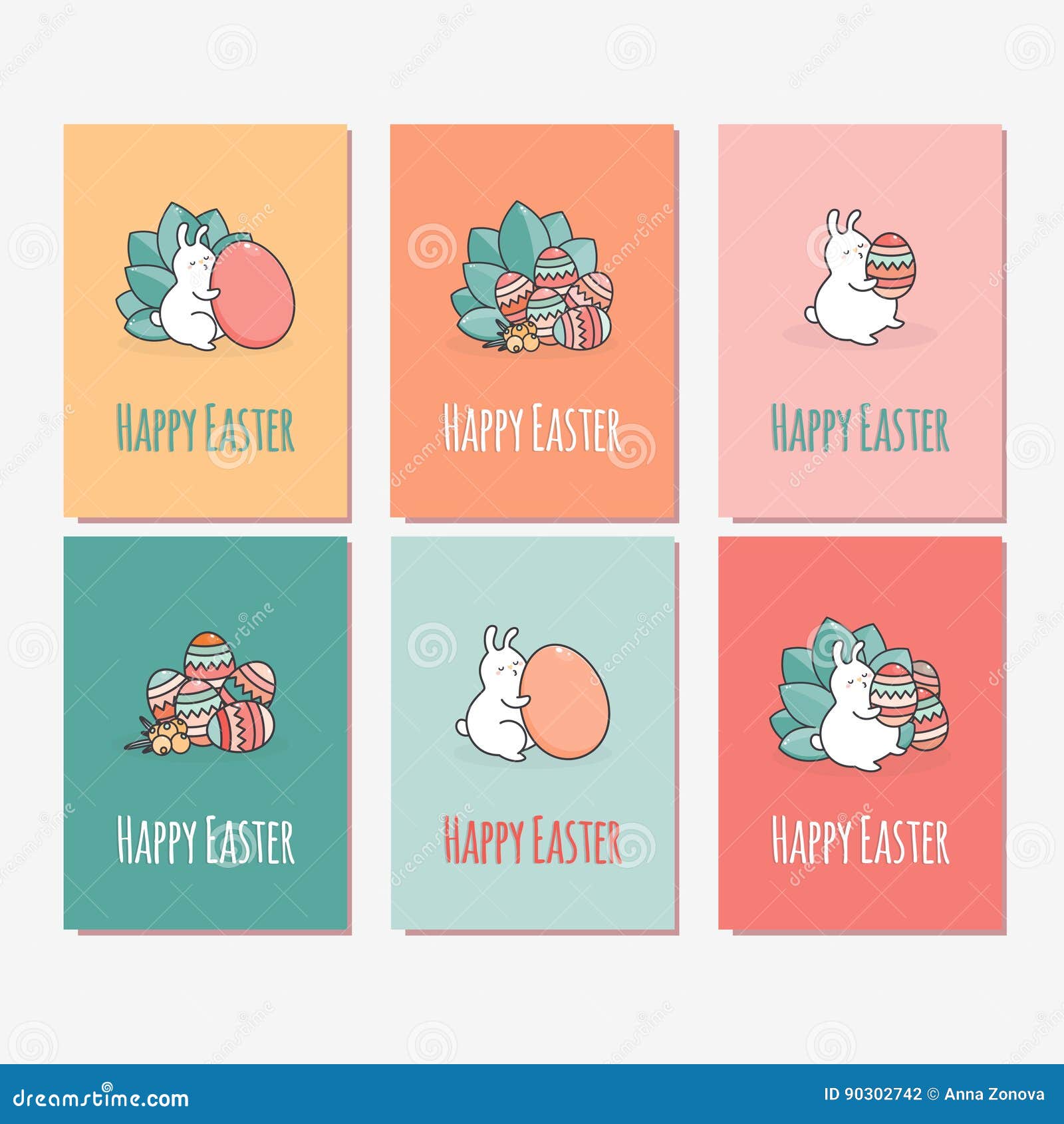 Easter Bunny and Egg. Vector. Stock Vector - Illustration of decor ...