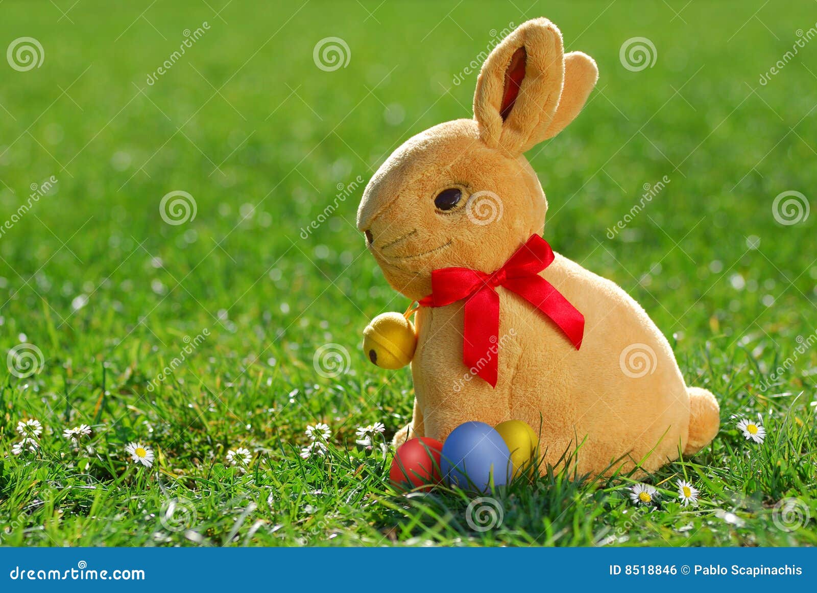Easter bunny with eggs_2 stock photo. Image of coloured - 8518846
