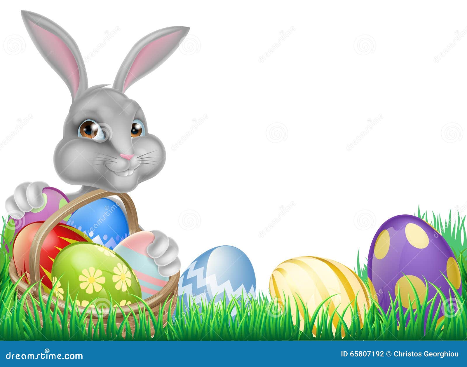 Easter Basket Border Clipart