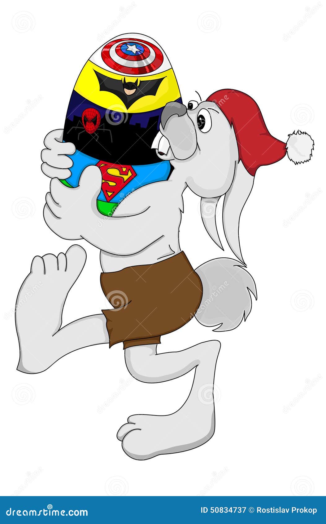 Easter Bunny with Eggs Marvel Editorial Photography - Illustration of ...