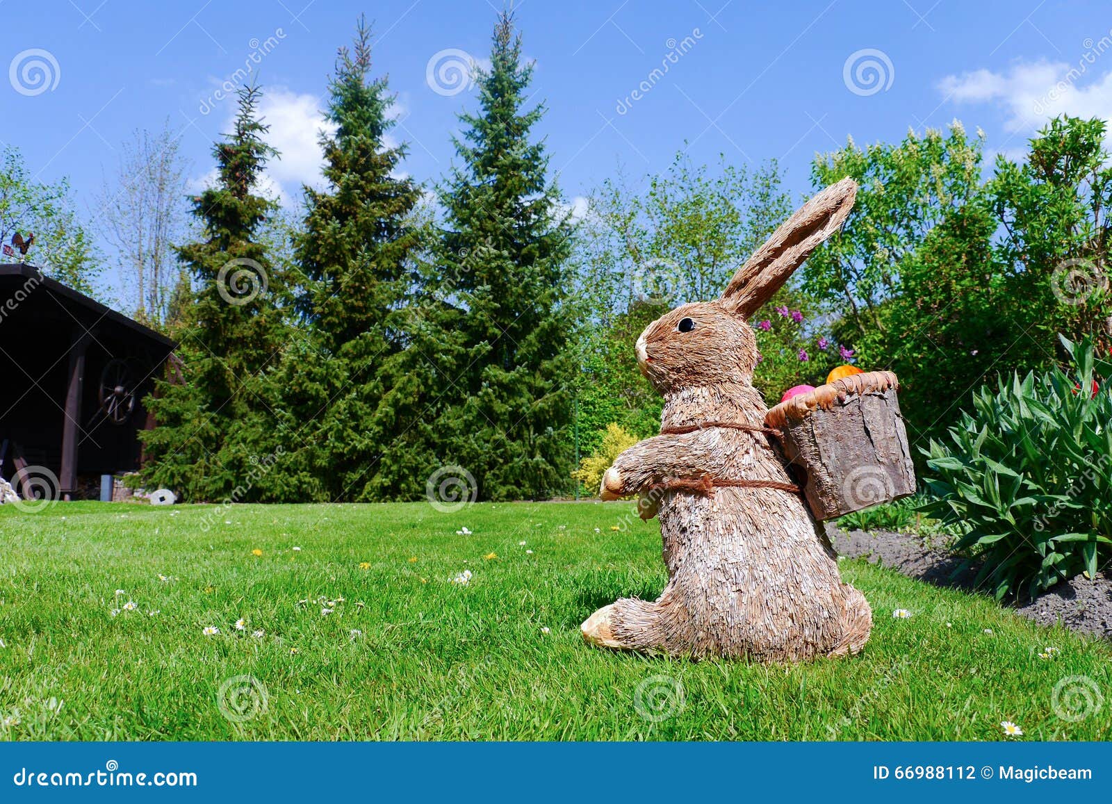 Easter bunny stock photo. Image of nature, furry, decorative - 66988112