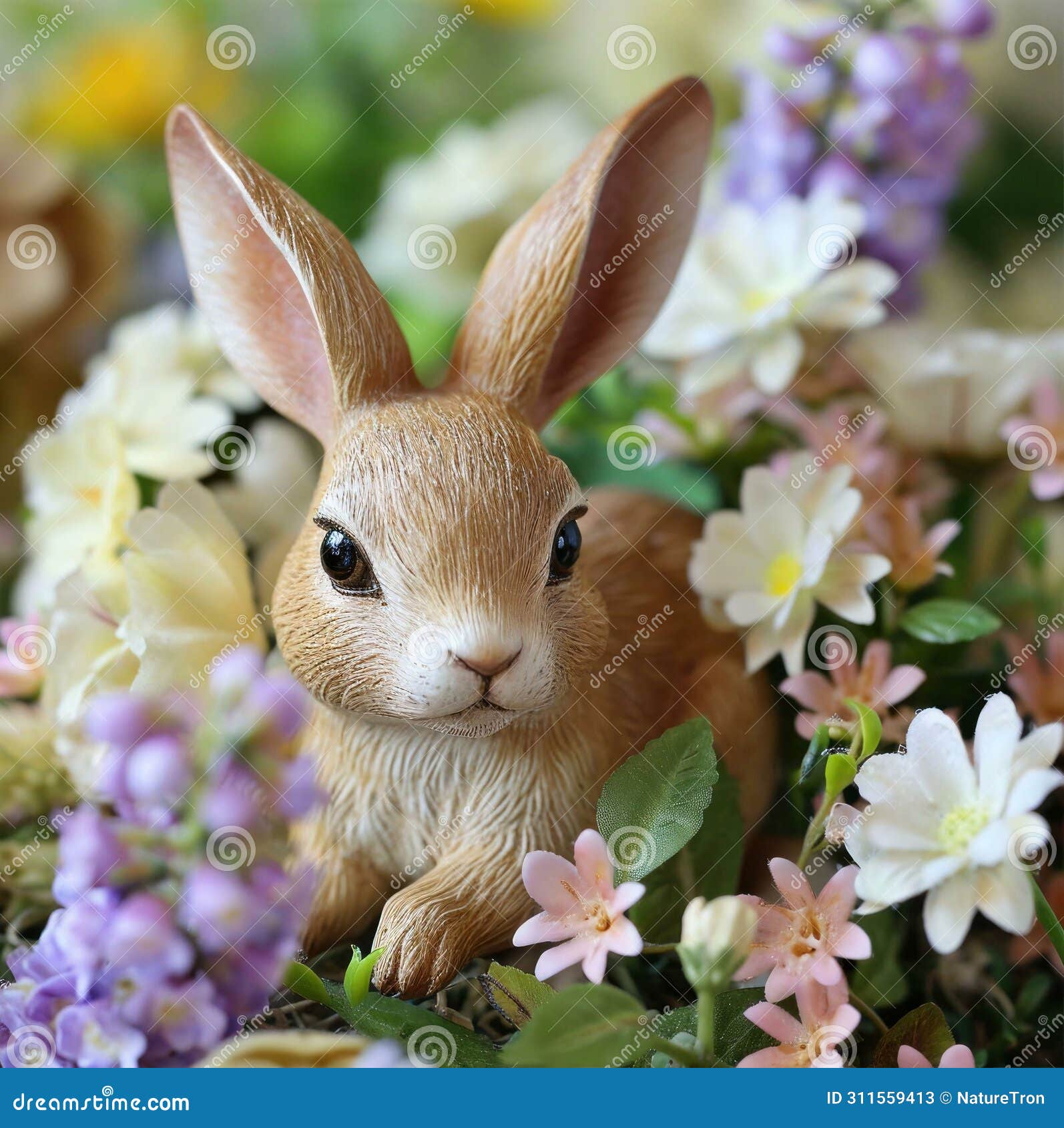 Easter Bunny in the Garden Rabbit in the Grass Rabbit in the Garden ...