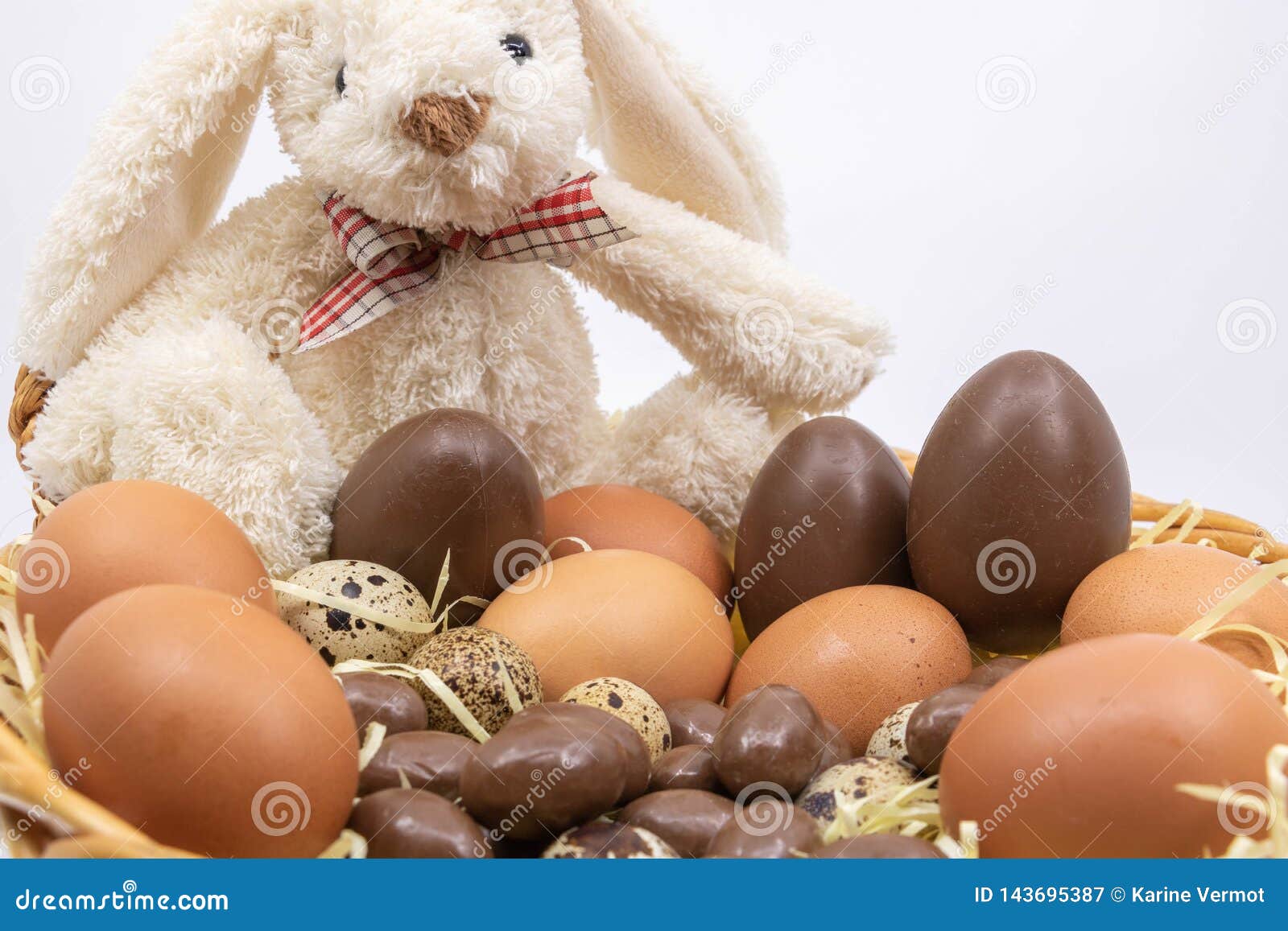 Easter Bunny Presents You His Future Distribution of Easter Eggs Stock ...