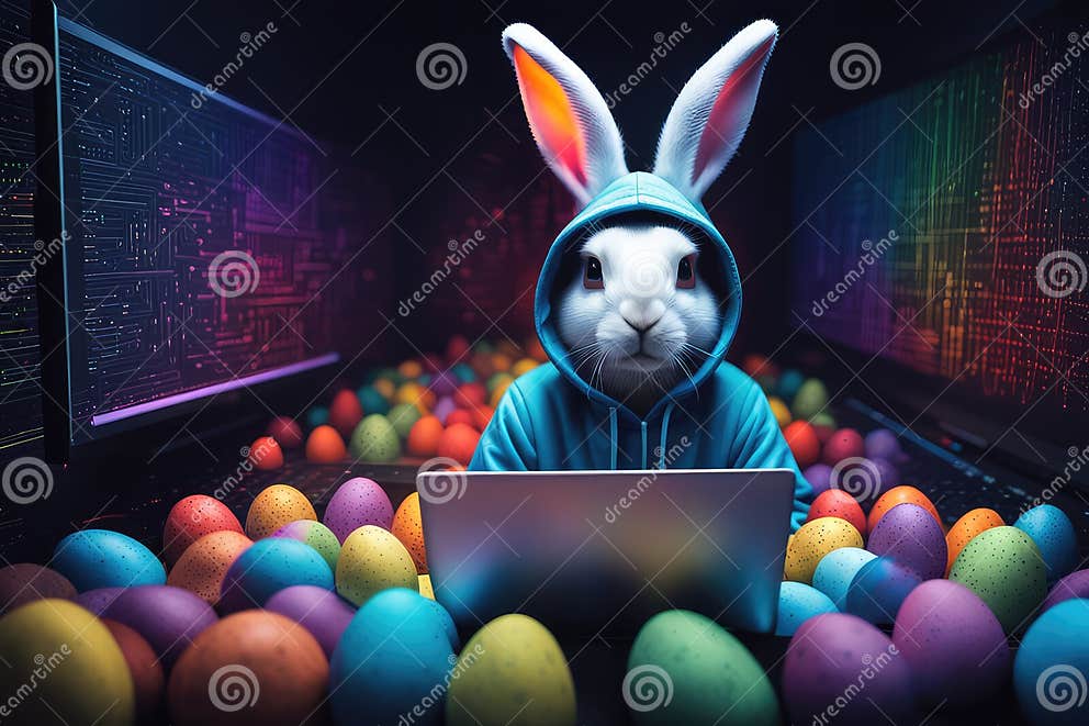 The Easter Bunny is a Programmer. the Easter Bunny is Working at the ...