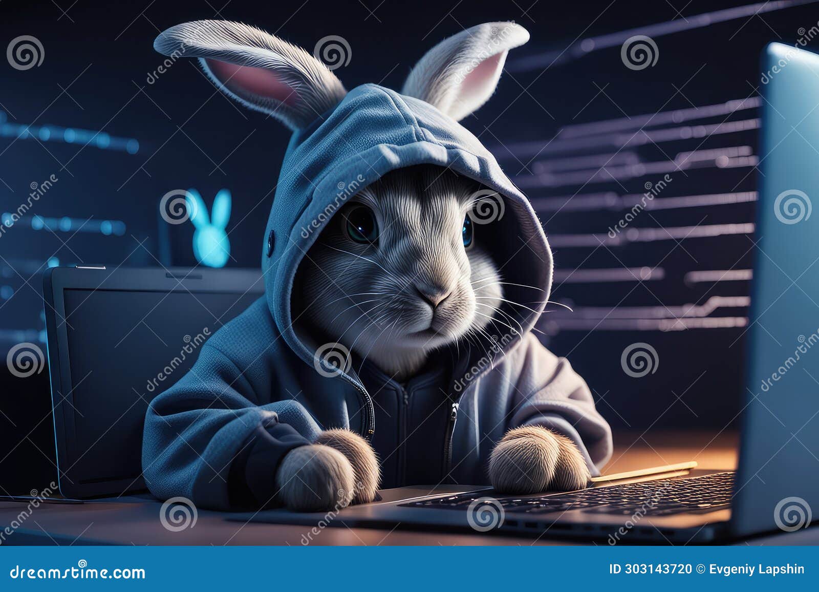 The Easter Bunny is a Programmer. the Easter Bunny is Working at the ...