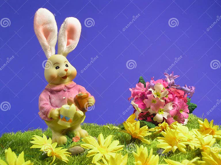 Easter bunny rabbit stock image. Image of decoration, happy - 9473093
