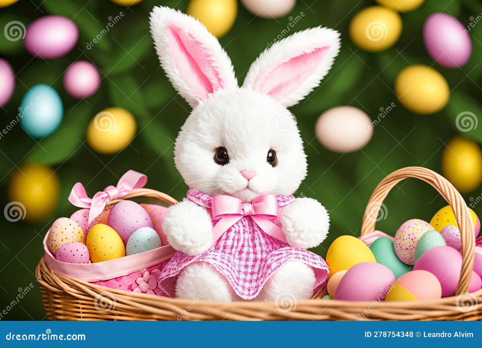 Easter Bunny S Sweet Surprises Ai Generated Stock Illustration