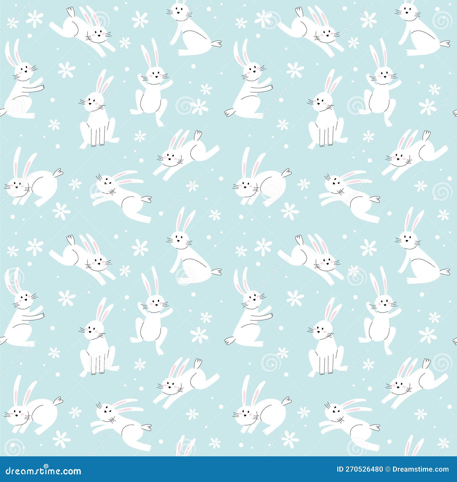 Minimalist 3d Characters: Nancy And Rabbit Stock Photo | CartoonDealer ...