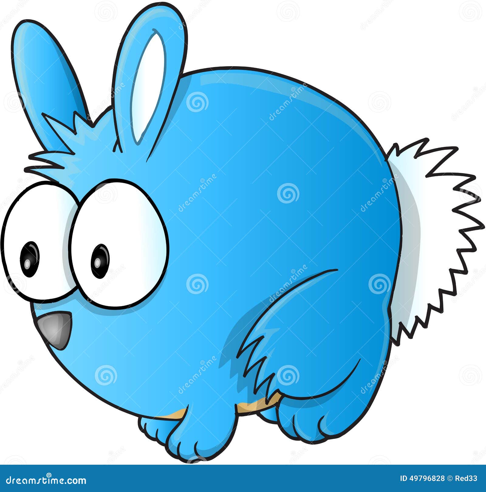 Easter Bunny Vector stock vector. Illustration of cheerful - 49796828