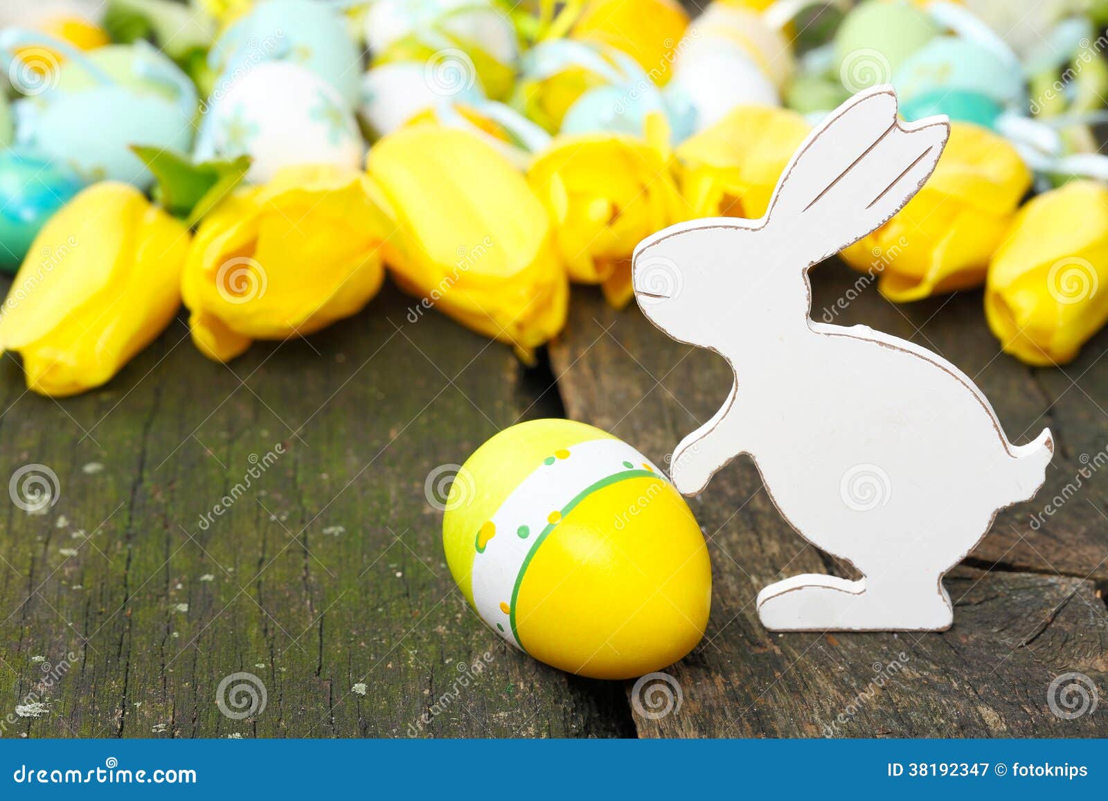 Easter bunny at work stock image. Image of bunny, greeting - 38192347