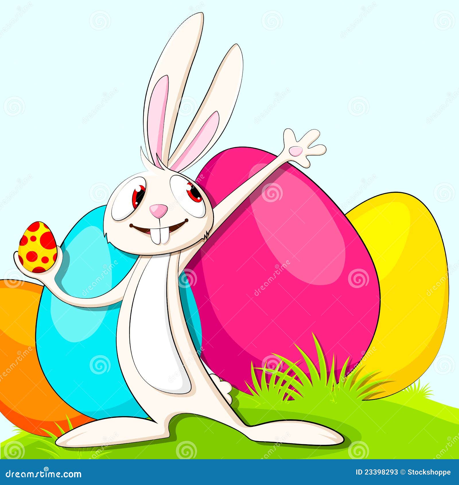Easter Buuny stock vector. Illustration of graphic, celebration - 23398293