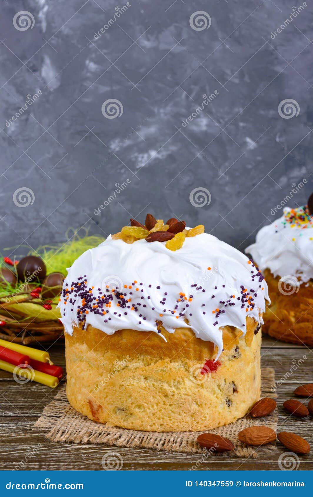 Easter Cakes, Painted Eggs, Chocolate Sweets, and Other Attributes of ...