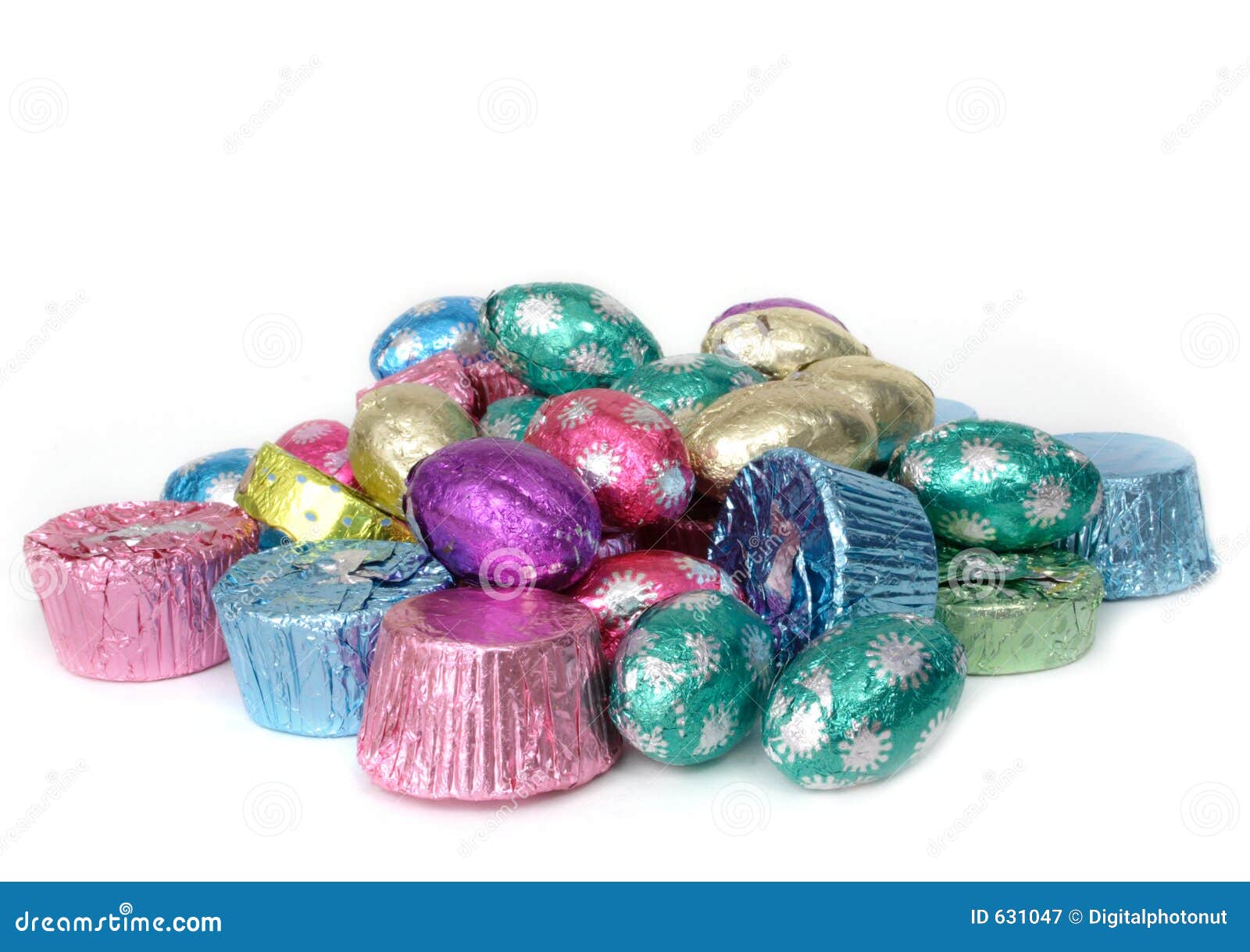 Easter Candy stock image. Image of wrapped, chocolate, colorful - 631047