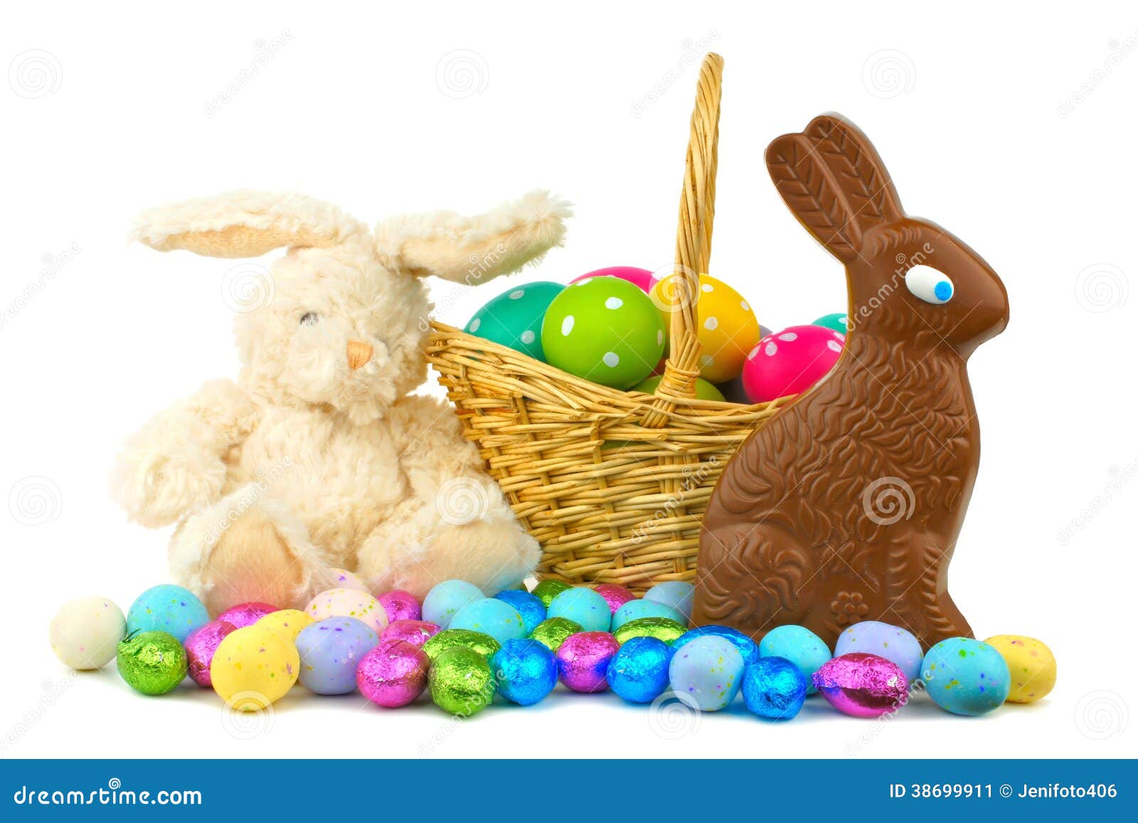 Easter candy and decor stock image. Image of group, colorful - 38699911