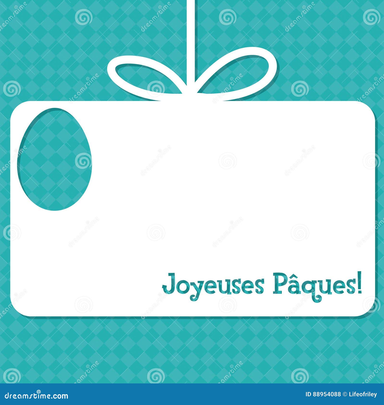 Easter Card in Vector Format. Stock Vector - Illustration of brochure ...