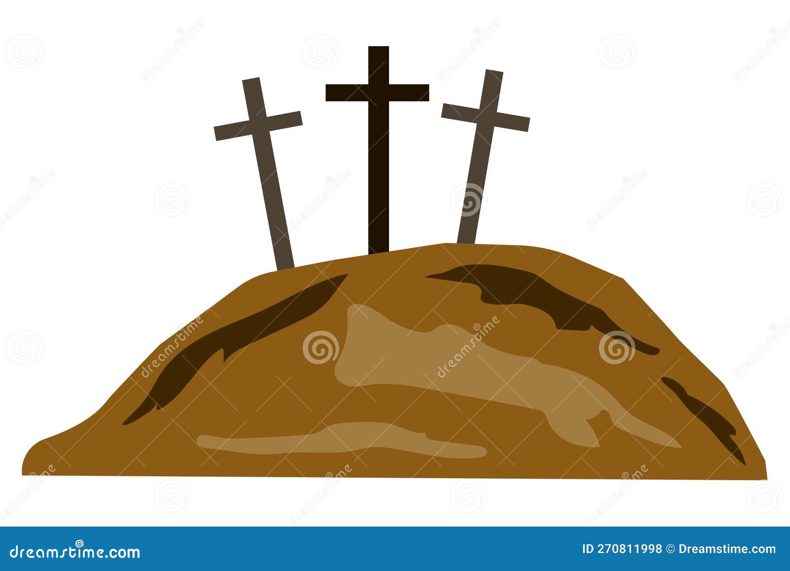 Easter Cave Stone. Vector Illustration Stock Vector - Illustration of ...