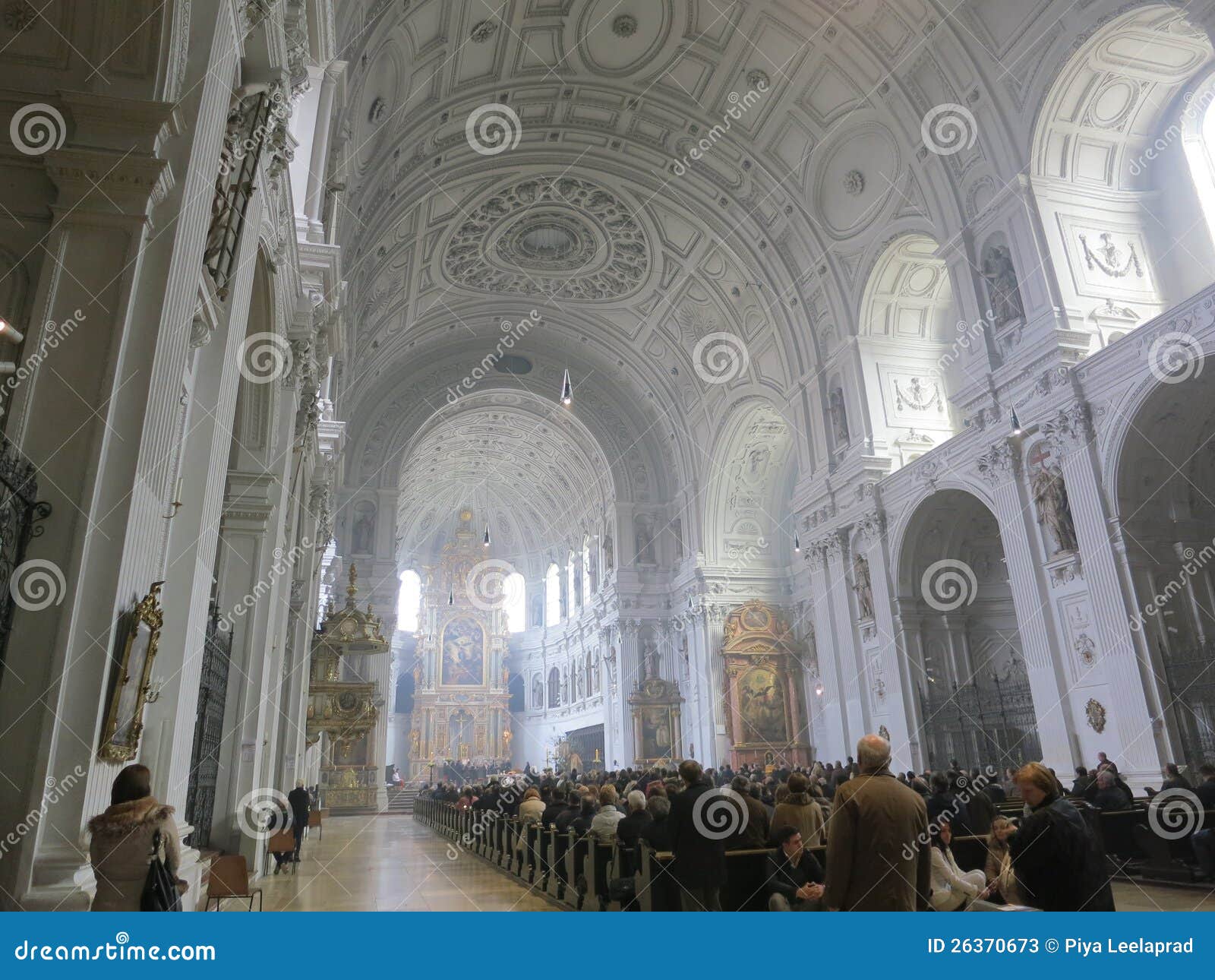 Easter Celebration in Church Editorial Stock Photo - Image of holy ...