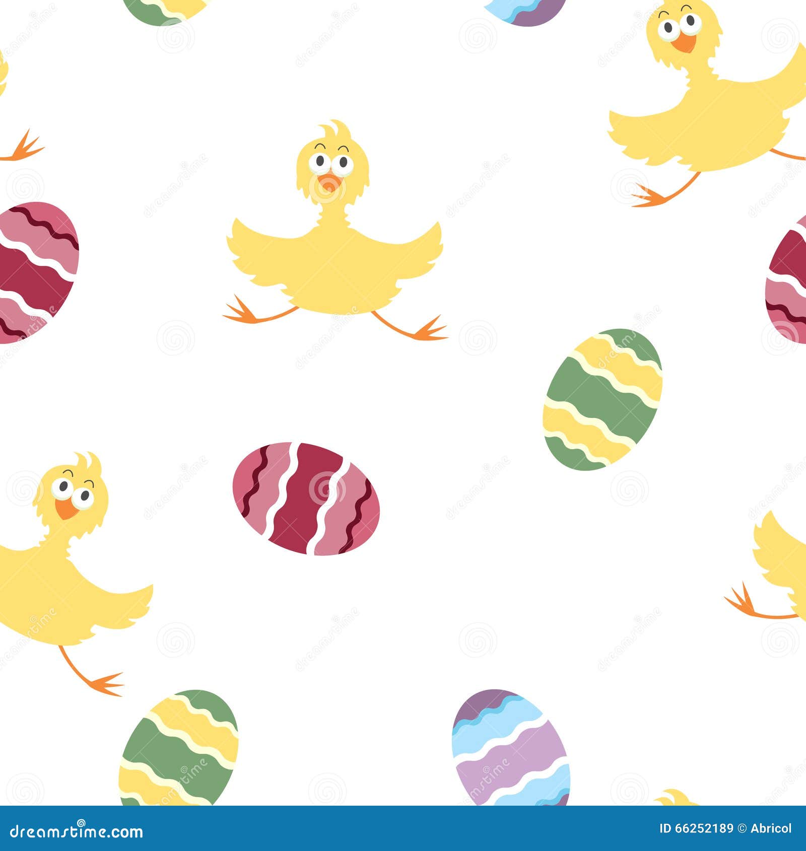 Easter chicken pattern stock vector. Illustration of vector - 66252189