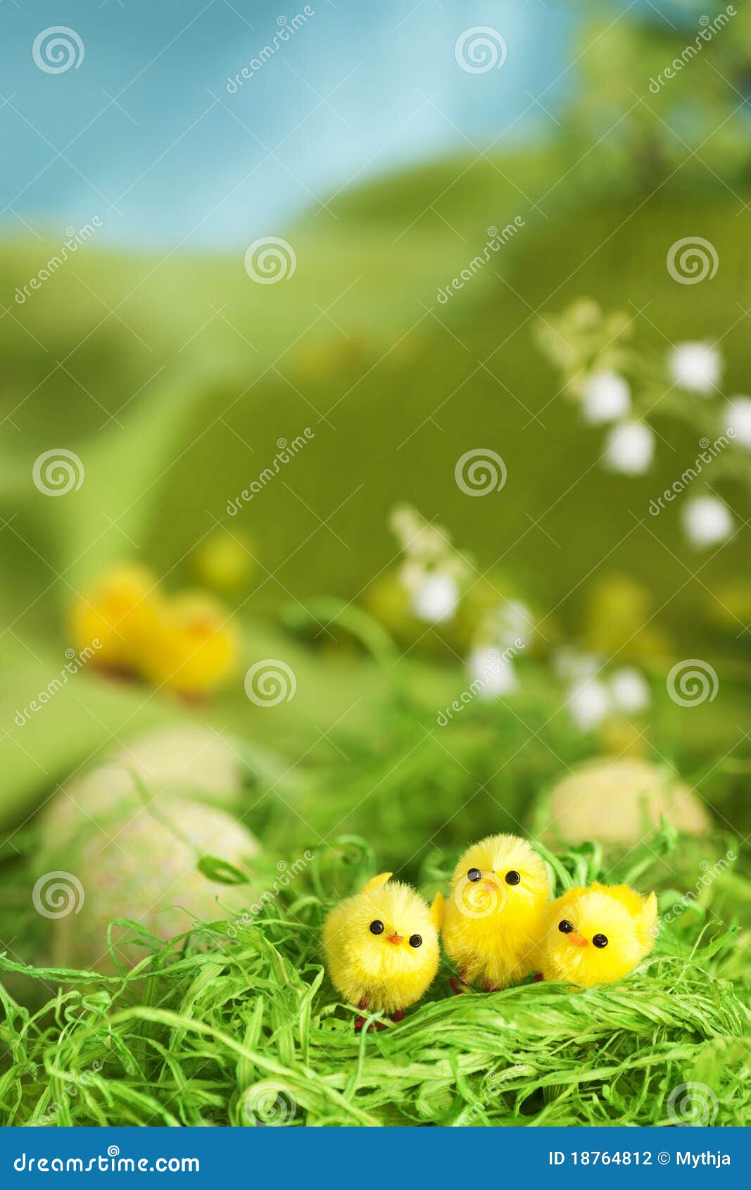 Easter chicks stock photo. Image of figure, anniversary - 18764812
