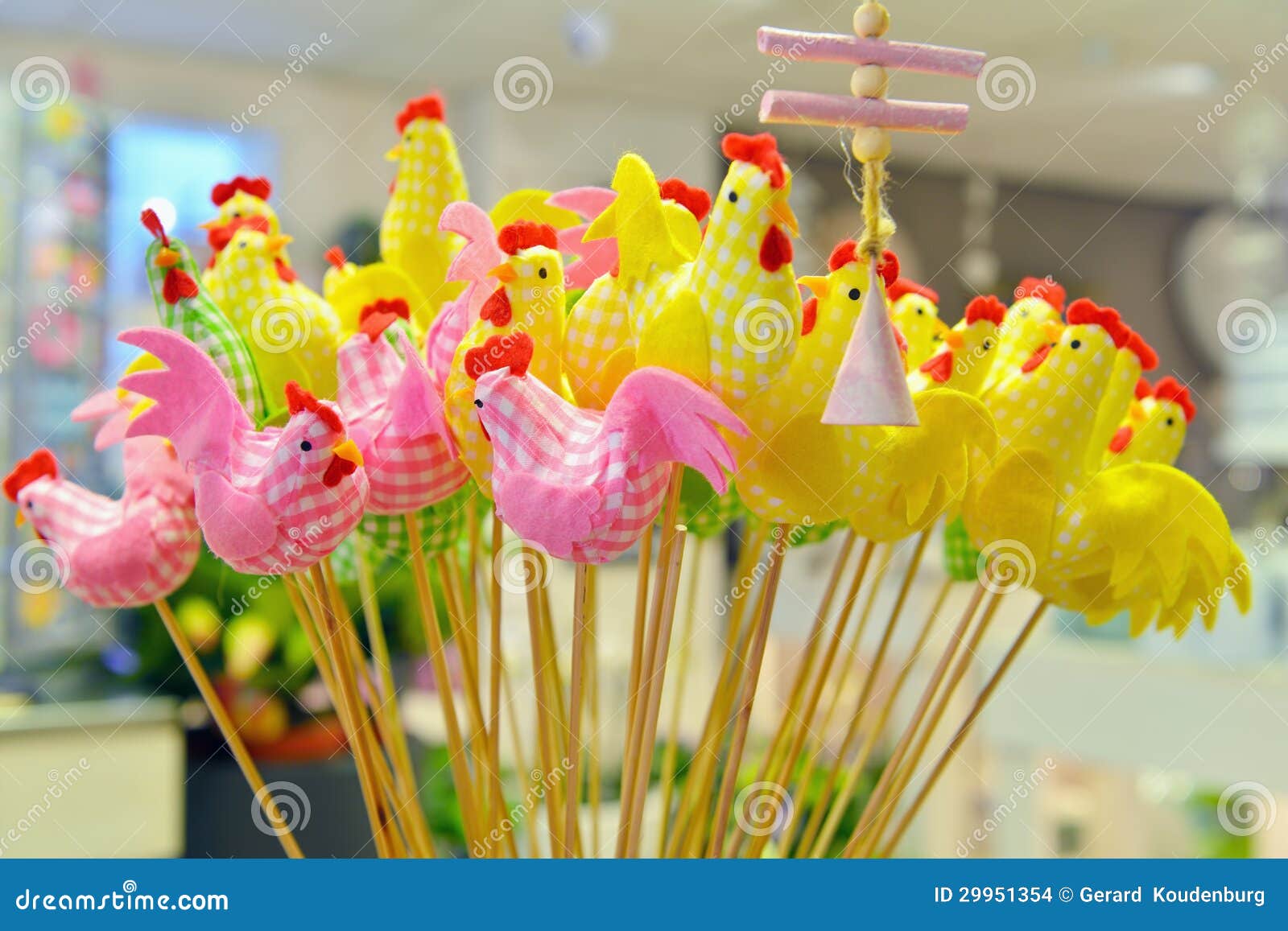 Easter Chicks for Decoration Stock Photo - Image of festive, chicks ...